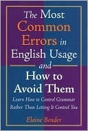 The Most Common Errors in English Usage and How to Avoid Them by Elaine ...