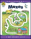 School Zone Mazes Workbook: 32 Pages, Preschool, Kindergarten, Maze ...
