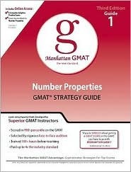 Number Properties GMAT Strategy Guide: Guide 1 by Manhattan Prep ...