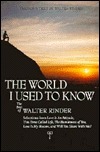 World I Used to Know by Walter Rinder | Goodreads