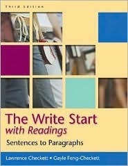 The Write Start with Readings: Sentences to Paragraphs by Lawrence ...