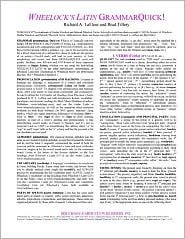 Wheelock's Latin GrammarQuick! (Latin Edition) by Richard A. LaFleur ...
