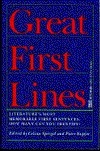 Great First Lines by Celina Spiegel | Goodreads