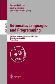Automata, Languages and Programming by P.G. Spirakis | Goodreads