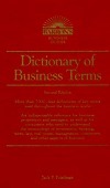 Dictionary of Business Terms (Barron's Business Guides) by Friedman ...