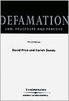 Defamation : Law, Procedure and Practice by David Price | Goodreads