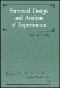 Statistical Design and Analysis of Experiments by Peter W.M. John ...