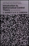 Introduction to Mathematical Control Theory by Stephen M. Barnett ...