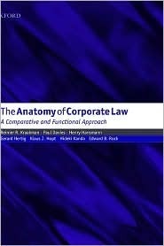The Anatomy of Corporate Law: A Comparative and Functional Approach by ...
