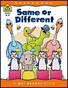 School Zone Same or Different Workbook: 32 Pages, Preschool ...