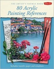 80 Acrylic Painting References: Includes Transfer Paper and Templates ...