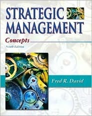 Strategic Management: Concepts by Fred R. David | Goodreads