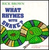 What Rhymes With Snake?: A Word and Picture Flap Book by Rick Brown ...