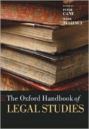 The Oxford Handbook of Legal Studies (Oxford Handbooks) by Peter Cane ...