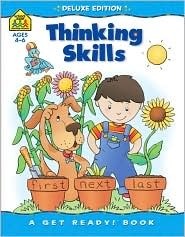 School Zone Thinking Skills Workbook: 64 Pages, Preschool, Kindergarten ...