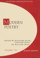 Modern Poetry (English Masterpieces, Volume 7) by Maynard Mack | Goodreads