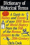 Dictionary of Historical Terms by Chris Cook | Goodreads