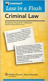 Criminal Law (Law in a Flash Cards) by Steven L. Emanuel | Goodreads