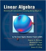 Linear Algebra: Modules for Interactive Learning Using Maple by The ...