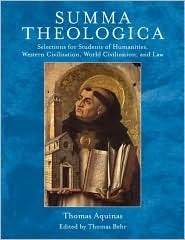 Summa Theologica by Thomas Aquinas by Thomas Behr | Goodreads