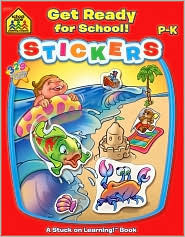 School Zone Preschool Stickers Workbook: 64 Pages, Pre-K, Kindergarten ...