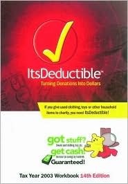 ItsDeductible: Tax Year 2003 Workbook by Income Dynamics | Goodreads