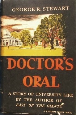 Doctor's Oral by George R. Stewart | Goodreads