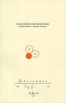 The Kavyayantra Press Reading Series: "i.28.09" by Roger Snell | Goodreads