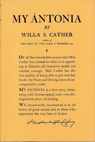 My Antonia by Willa Cather | Goodreads
