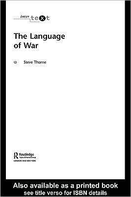 The Language of War by Thorne | Goodreads