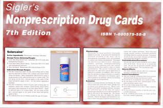 Sigler's Nonprescription Drug Cards by Jeff Sigler | Goodreads