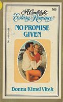 No Promise Given by Donna Kimel Vitek | Goodreads