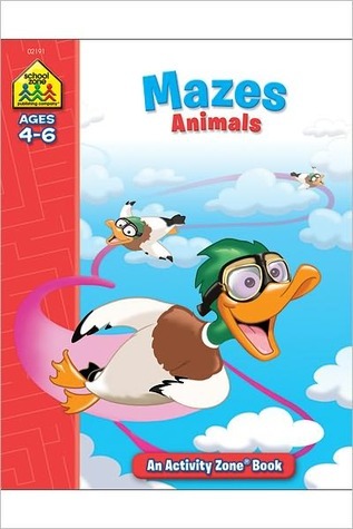 School Zone - Mazes Animals Workbook - Ages 4 to 6, Preschool ...