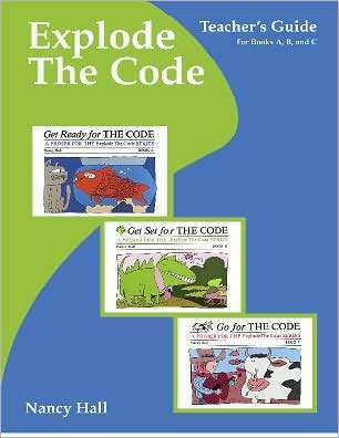 Explode The Code : Teachers Guide for Books, A,B,C by Nancy Hall ...