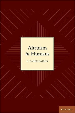 Altruism in Humans by C. Daniel Batson | Goodreads