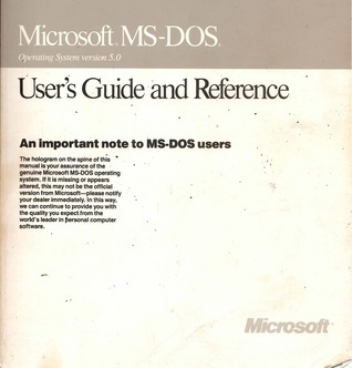 Microsoft MS-DOS version 5.0 - User's Guide and Reference by Microsoft ...
