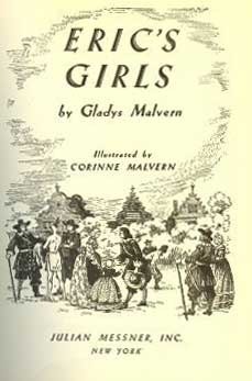 Eric's Girls by Gladys Malvern | Goodreads