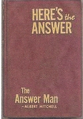 Here's the Answer by Albert Mitchell | Goodreads