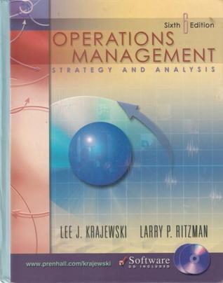 Operations Management: Strategy and Analysis by Lee J. Krajewski ...