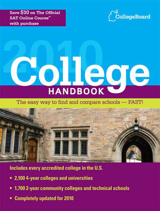 College Handbook 2010 by The College Board | Goodreads