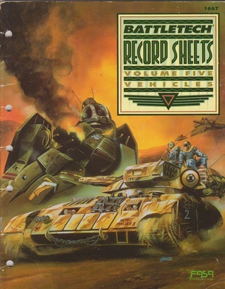 Battletech Record Sheets Volume Five Vehicles 1667 by FASA Corporation ...