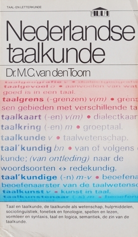 Nederlandse taalkunde by M.C. van den Toorn | Goodreads