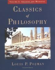 Classics of Philosophy: Volume I: Ancient and Medieval by Louis P ...