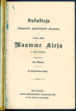 Maamme-kirja by Zacharias Topelius | Goodreads
