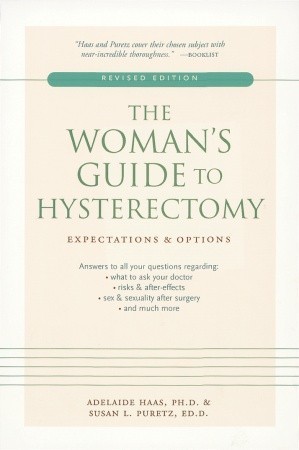 The Woman's Guide to Hysterectomy: Expectations and Options by Adelaide Haas | Goodreads