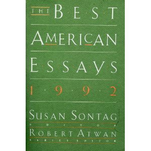 The Best American Essays 1992 by Susan Sontag | Goodreads