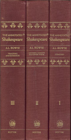 The Annotated Shakespeare: The Complete Three Volume Set by William ...