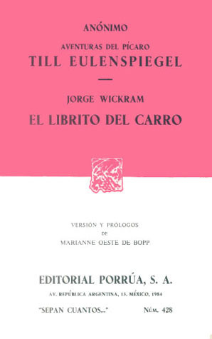 Aventuras del Pícaro Till Eulenspiegel. El Librito del Carro. by ...
