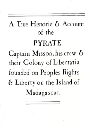 Misson and Libertatia by Larry Law | Goodreads