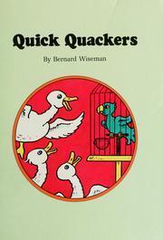 Quick Quackers by Bernard Wiseman | Goodreads
